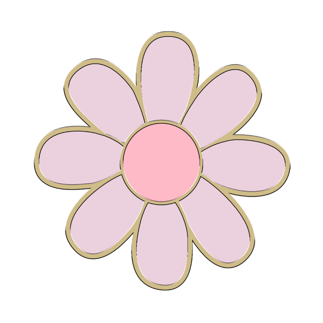 Furei Pets - Pink Daisy Charm – The Modern Dog Company Store