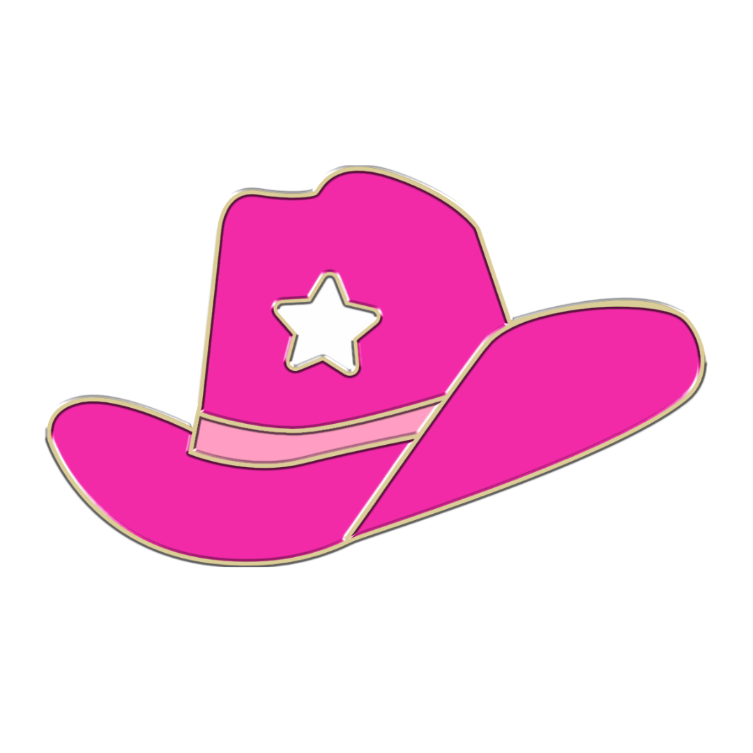 Furei Pets - Pink Yeehaw Hat Charm – The Modern Dog Company Store