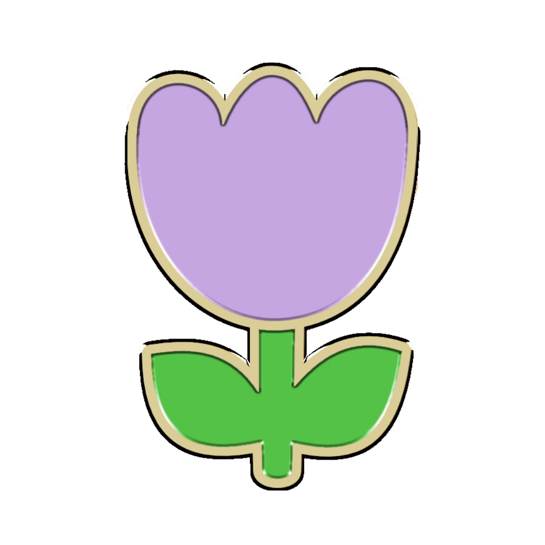 Furei Pets - Purple Tulip Charm – The Modern Dog Company Store