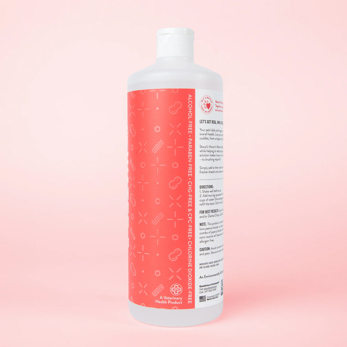 Skout's Honor Oral Care Water Additive - Peanut Butter & Bacon Flavor ...