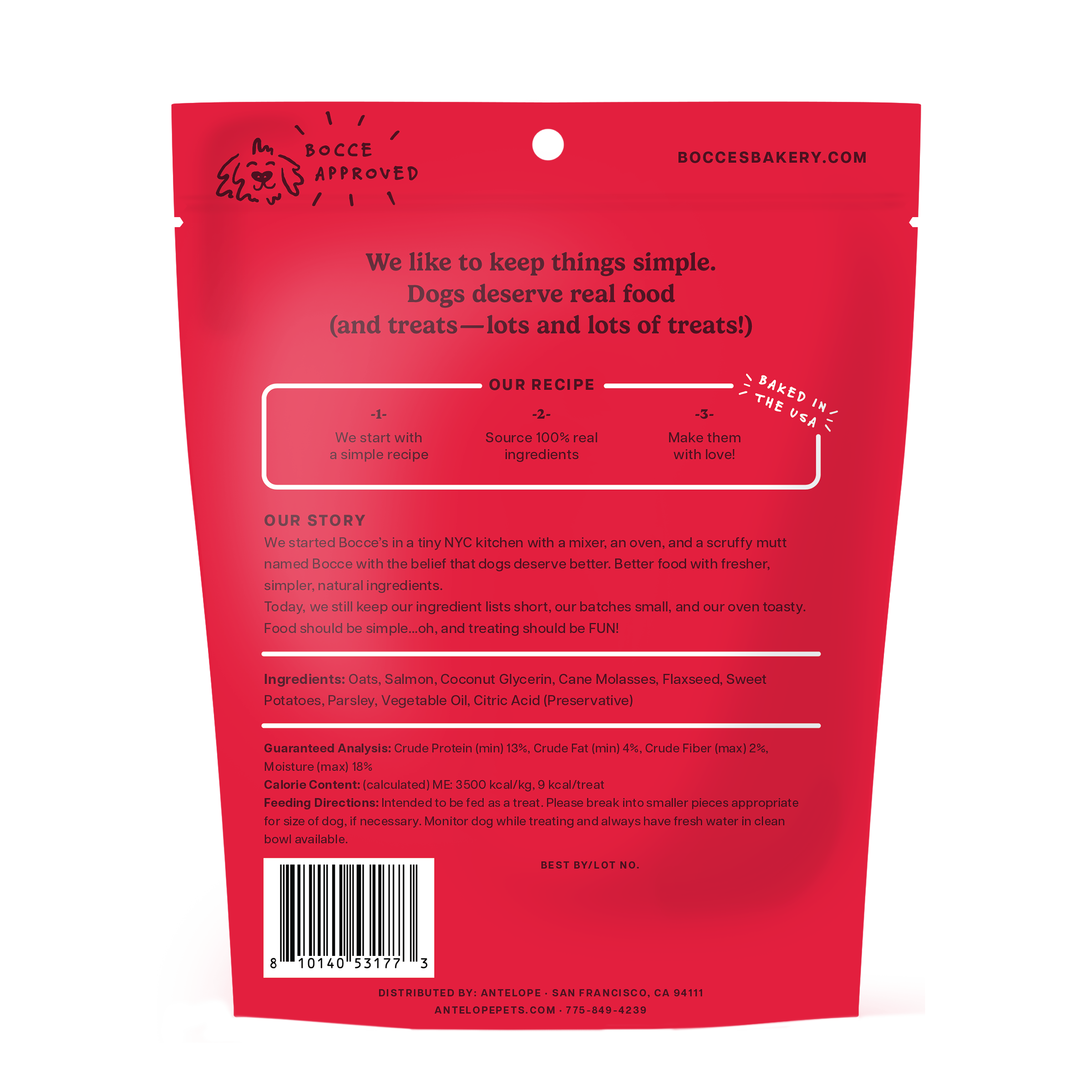 Bocce's Bakery - Love Struck, Soft & Chewy, 6oz – The Modern Dog ...