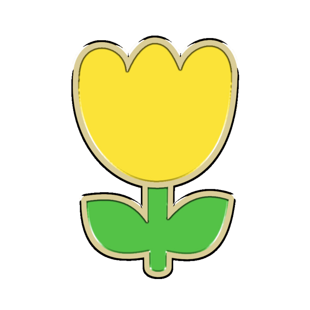 Furei Pets - Yellow Tulip Charm – The Modern Dog Company Store