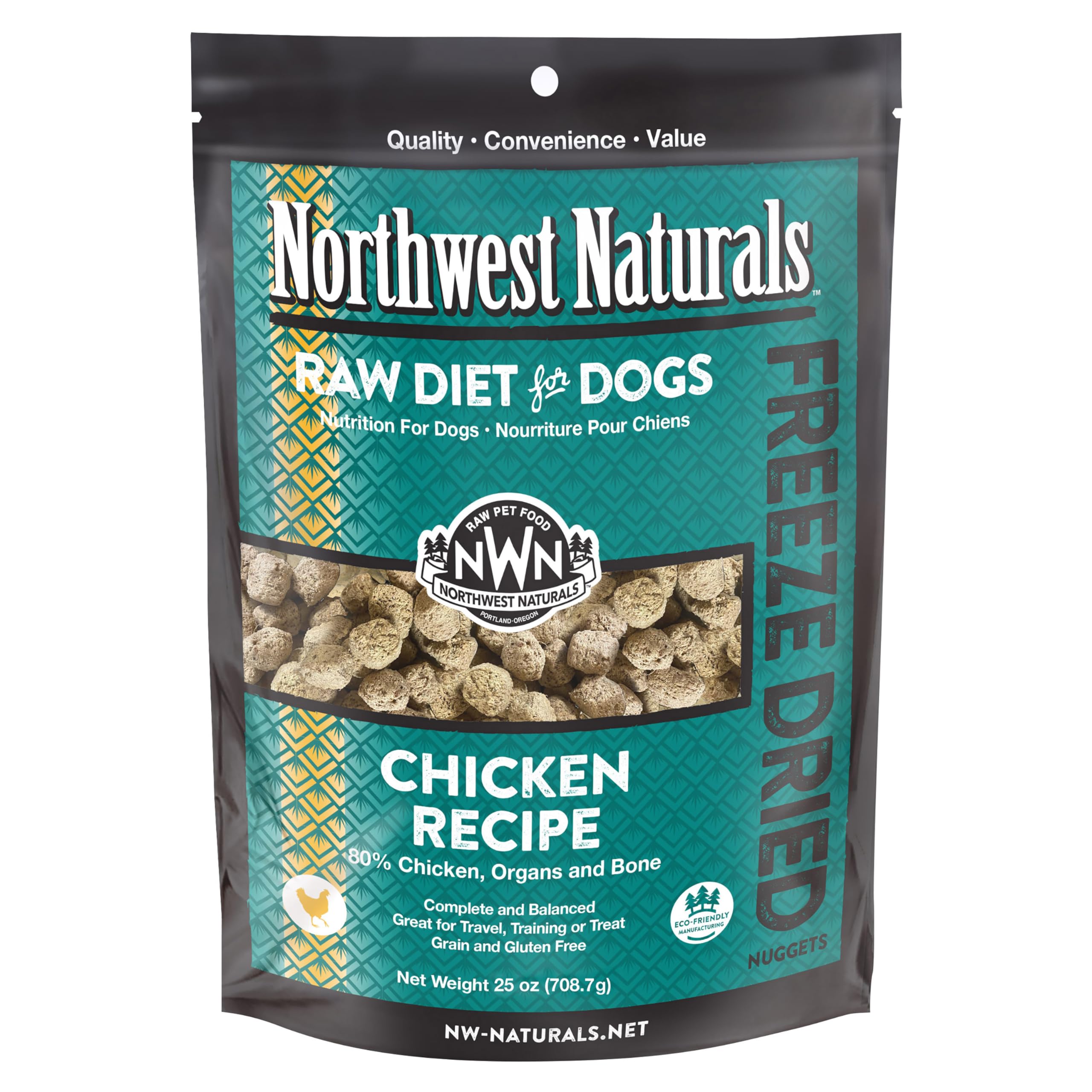 Northwest Naturals Freeze-Dried Raw Nuggets - Chicken 25oz – The Modern ...