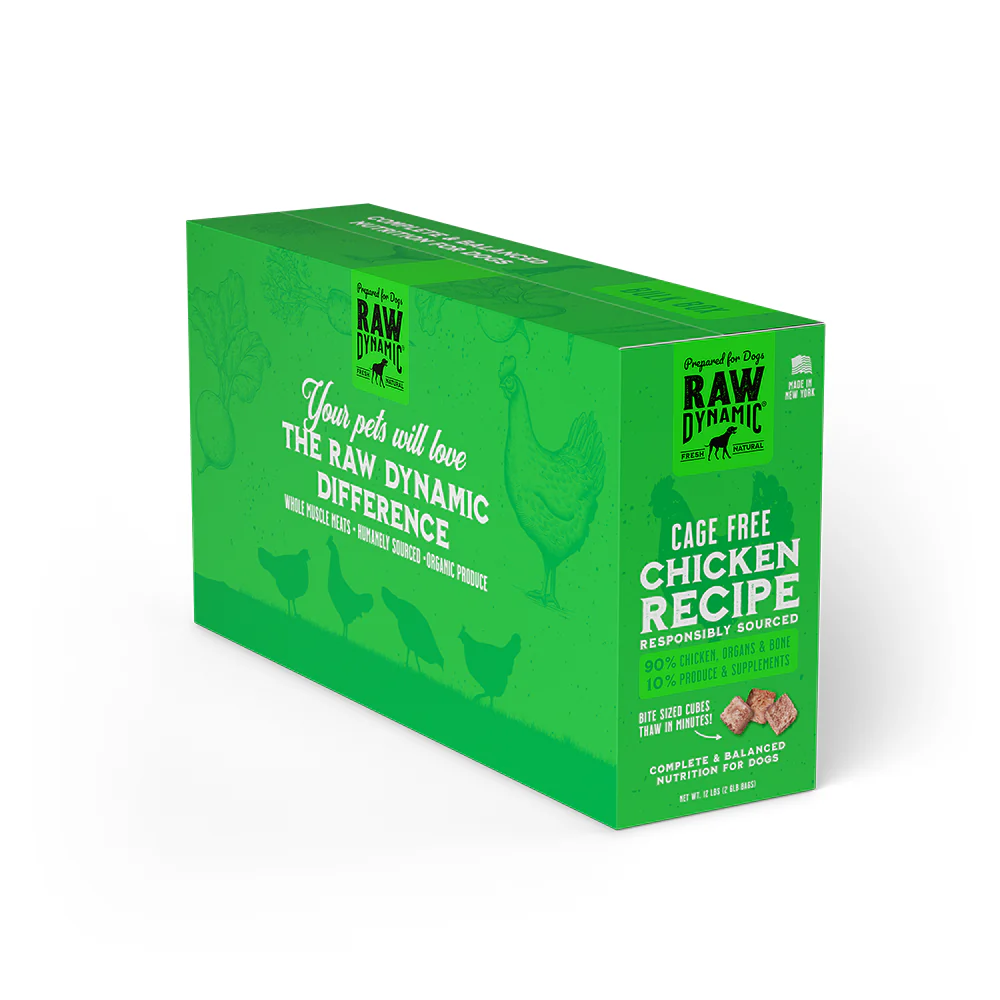 Raw Dynamic Frozen Raw Chicken Formula | The Modern Dog Company Store