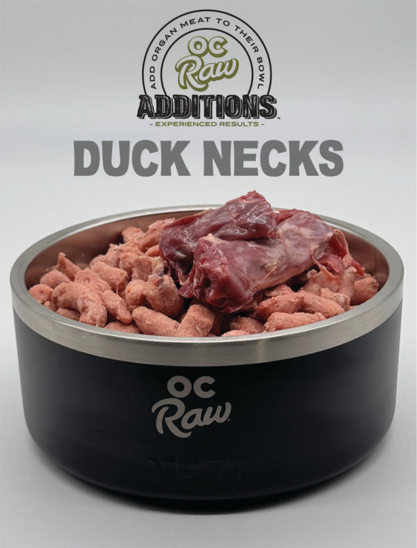 OC Raw Frozen Duck Necks | The Modern Dog Company Store