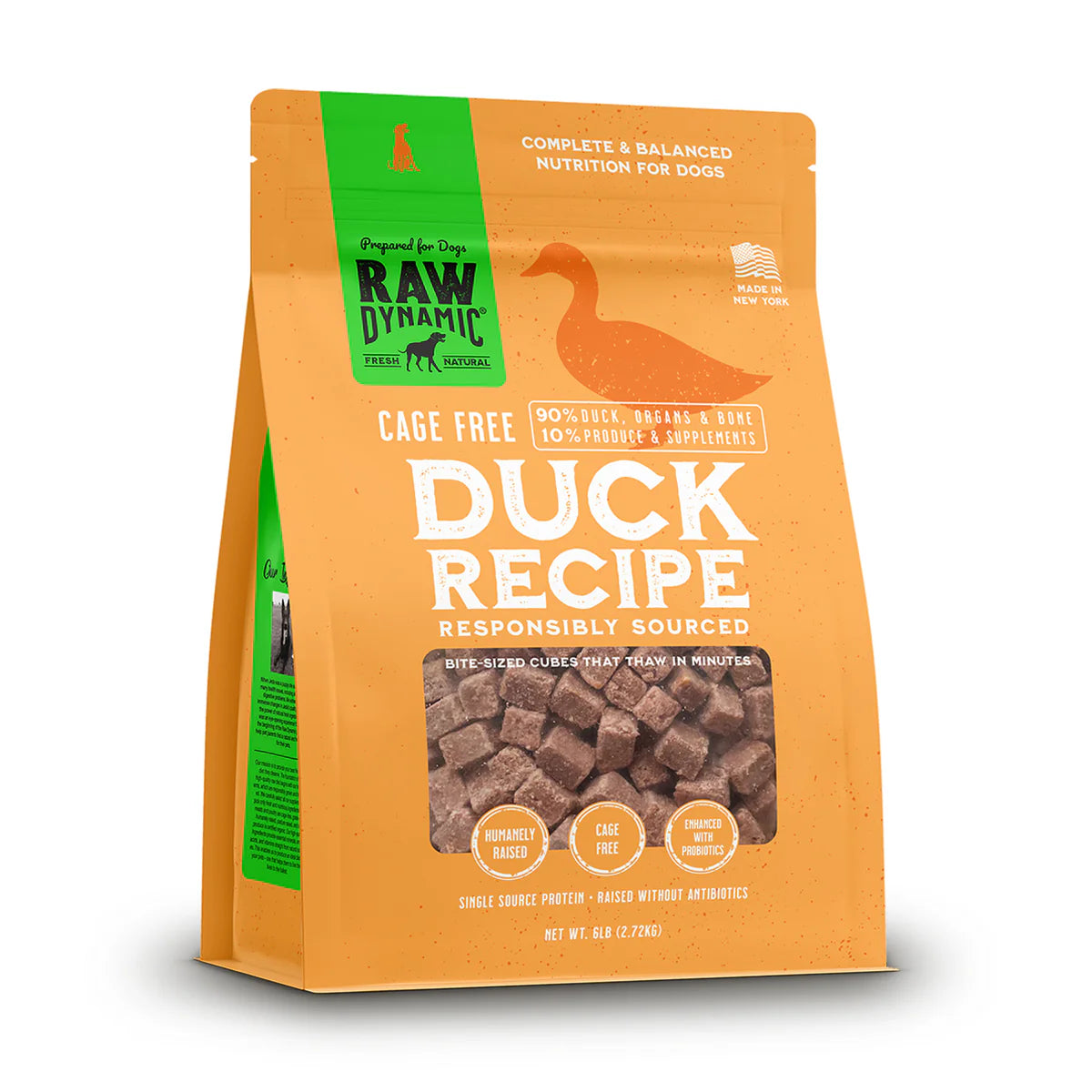 Raw Dynamic Frozen Raw Duck Formula – The Modern Dog Company Store