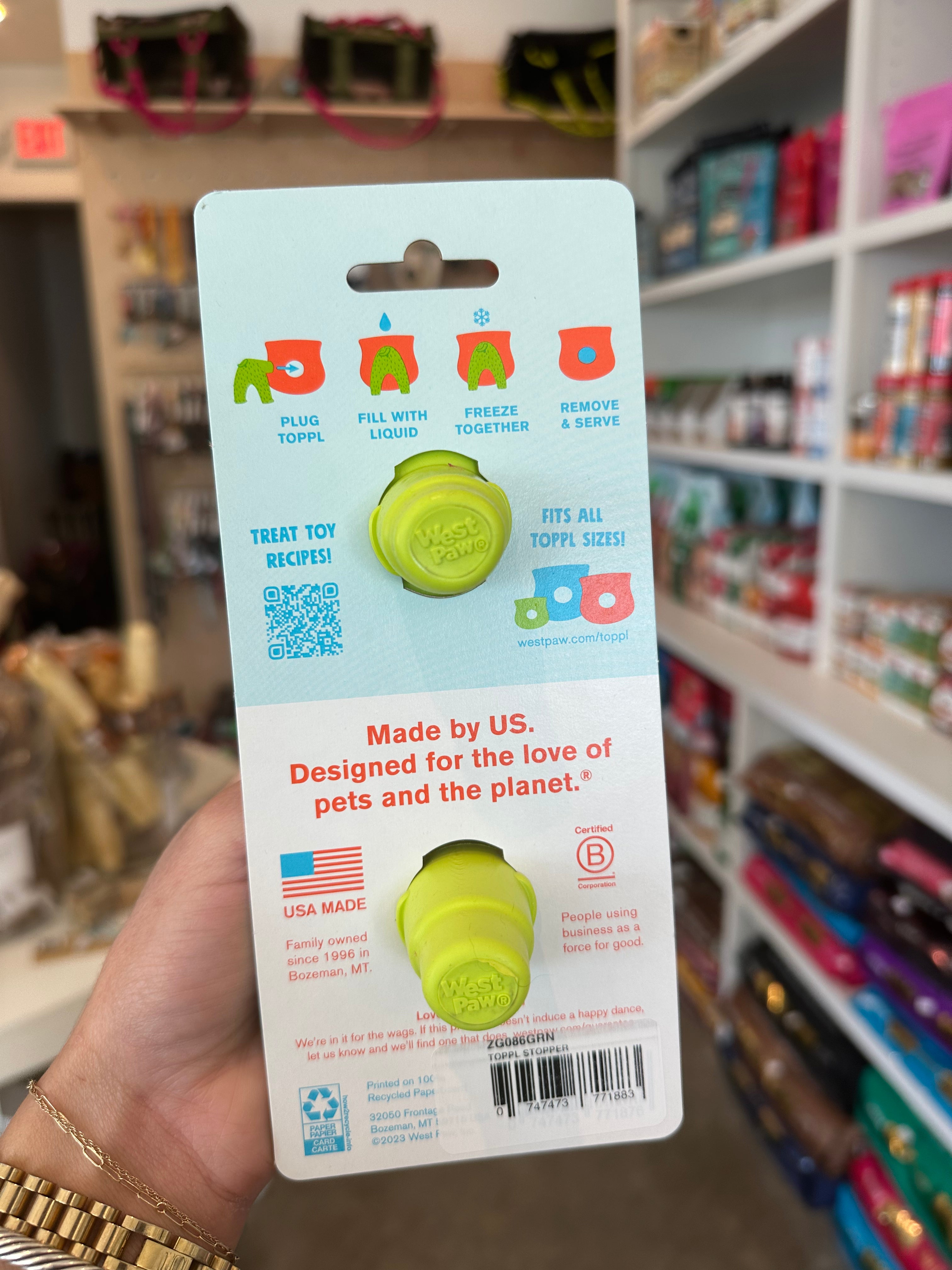 West Paw Toppl Stopper | The Modern Dog Company Store