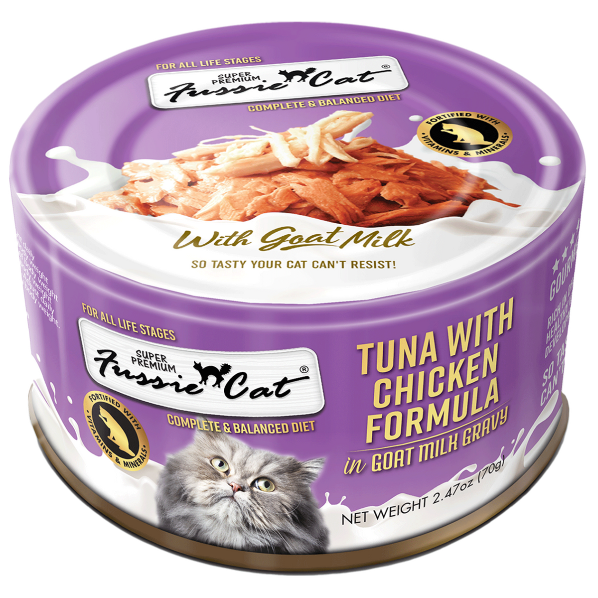 Fussie Cat Tuna with Chicken Formula in Goat Milk Gravy – The Modern ...