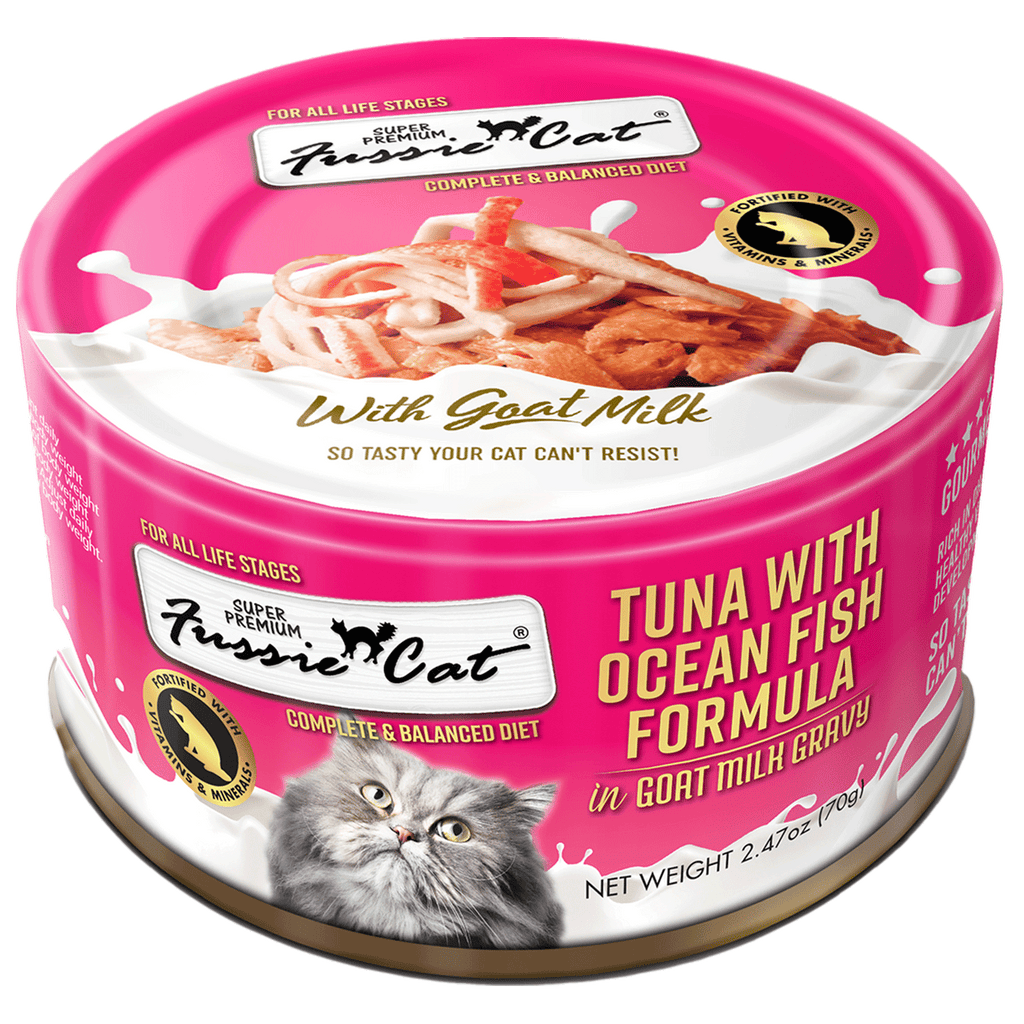 Fussie Cat Tuna with Oceanfish Formula in Goat Milk Gravy – The Modern ...