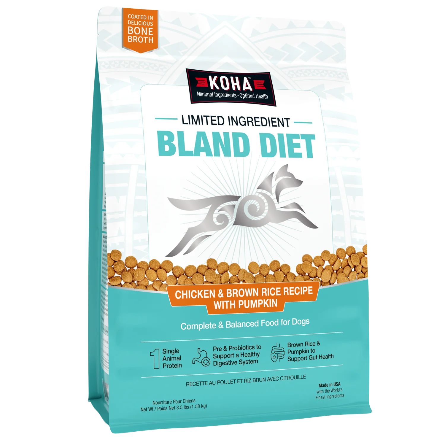 Koha Limited Ingredient Dry Bland Diet Chicken & Brown Rice Recipe wit ...