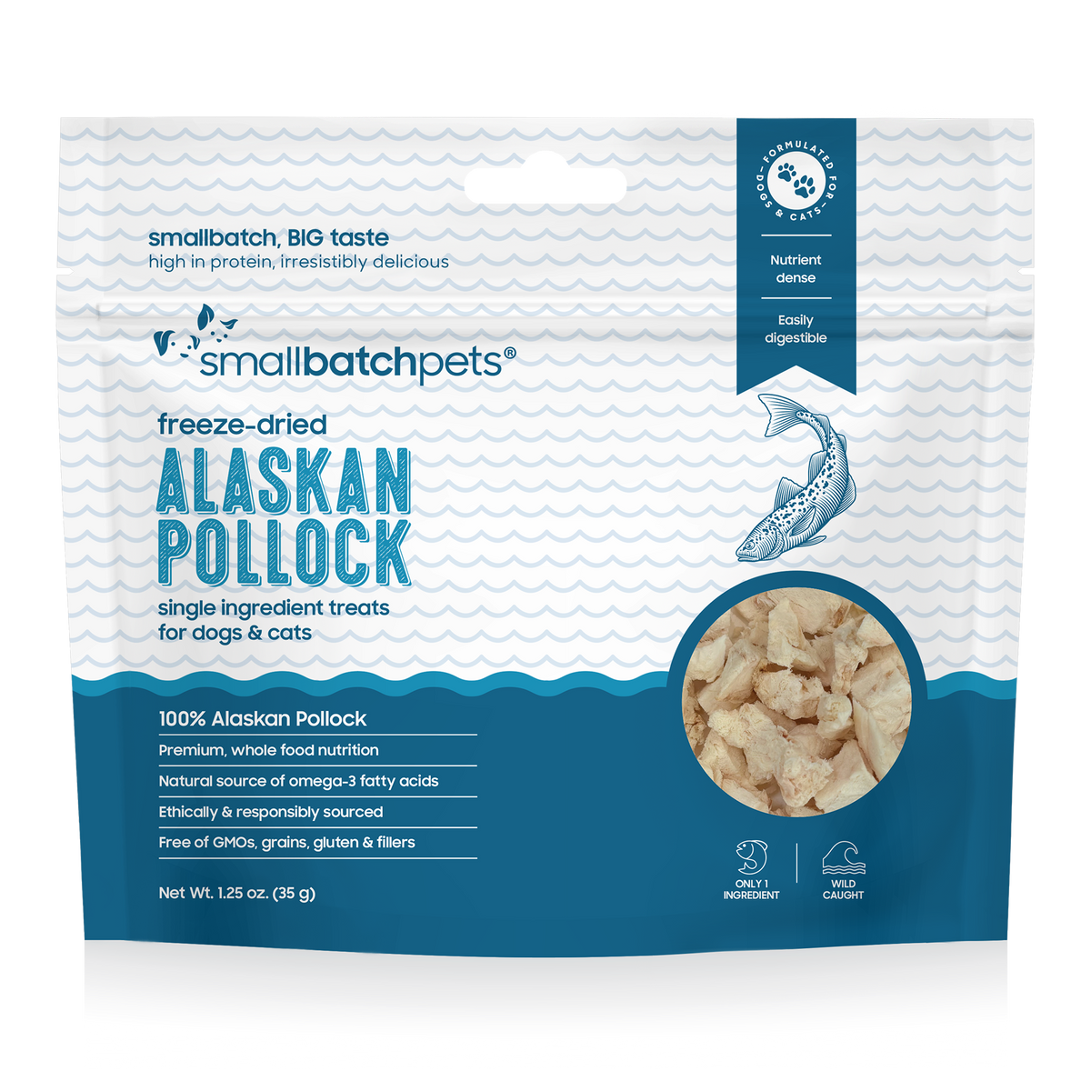 Small Batch Freeze-Dried Alaskan Pollock Treats – The Modern Dog ...