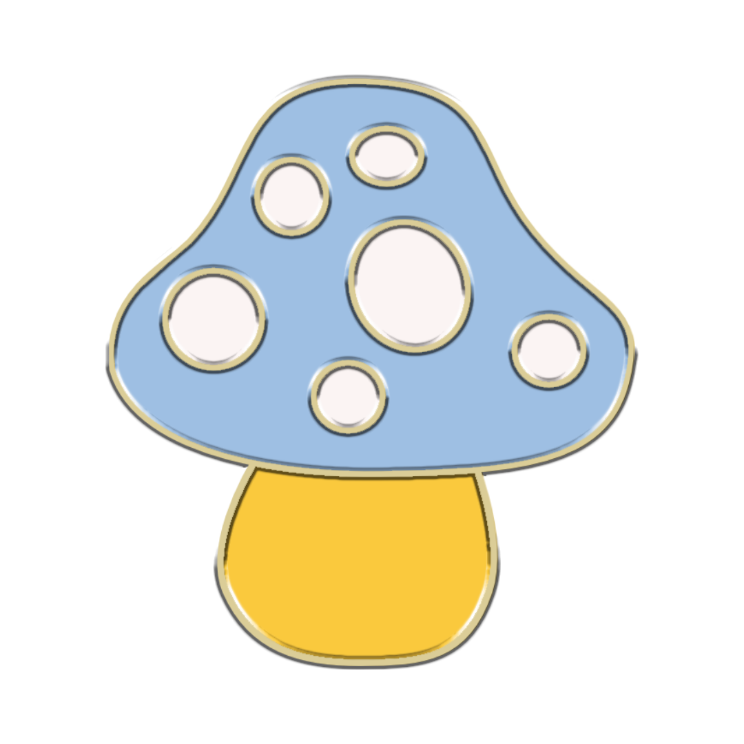 Furei Pets - Blue Mushy Charm – The Modern Dog Company Store