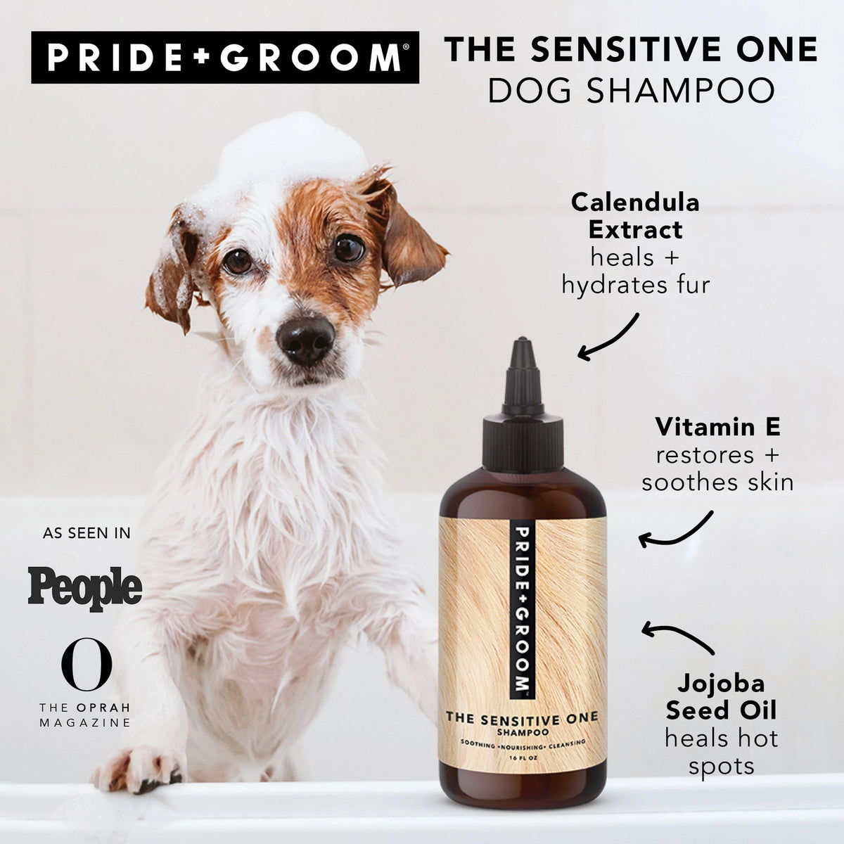 Pride + Groom Shampoo - The Sensitive One | The Modern Dog Company Store