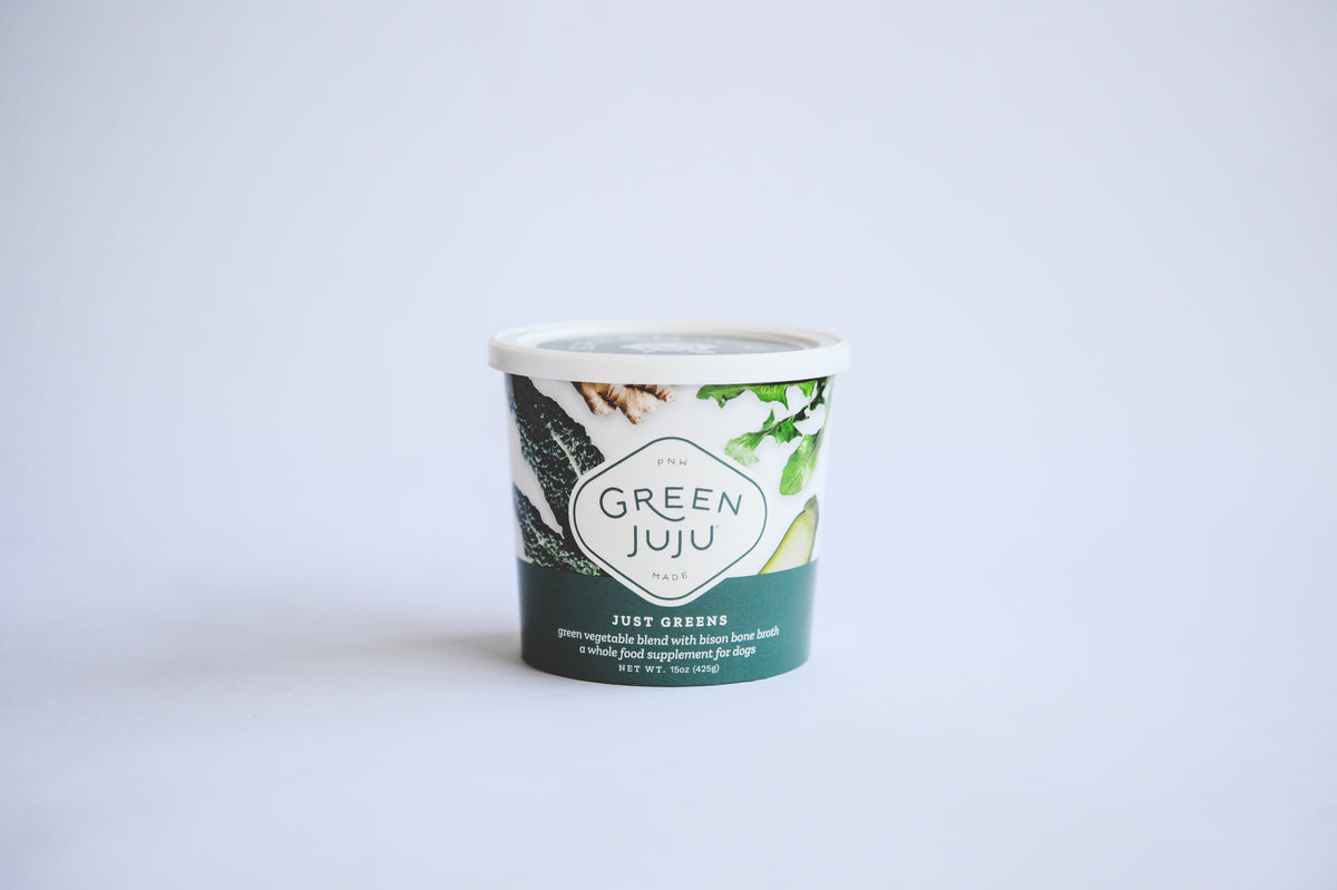 Green JuJu Frozen Greens - Just Greens Blend – The Modern Dog Company Store
