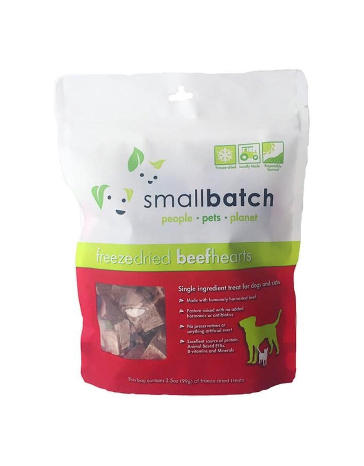 Small Batch Hearts - Beef 3.5oz | The Modern Dog Company Store